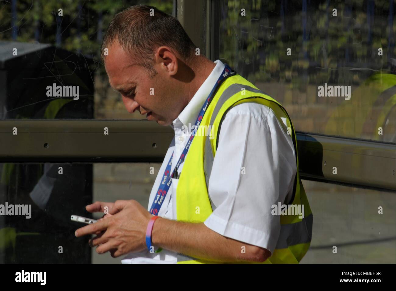 People on their cellphones Stock Photo - Alamy