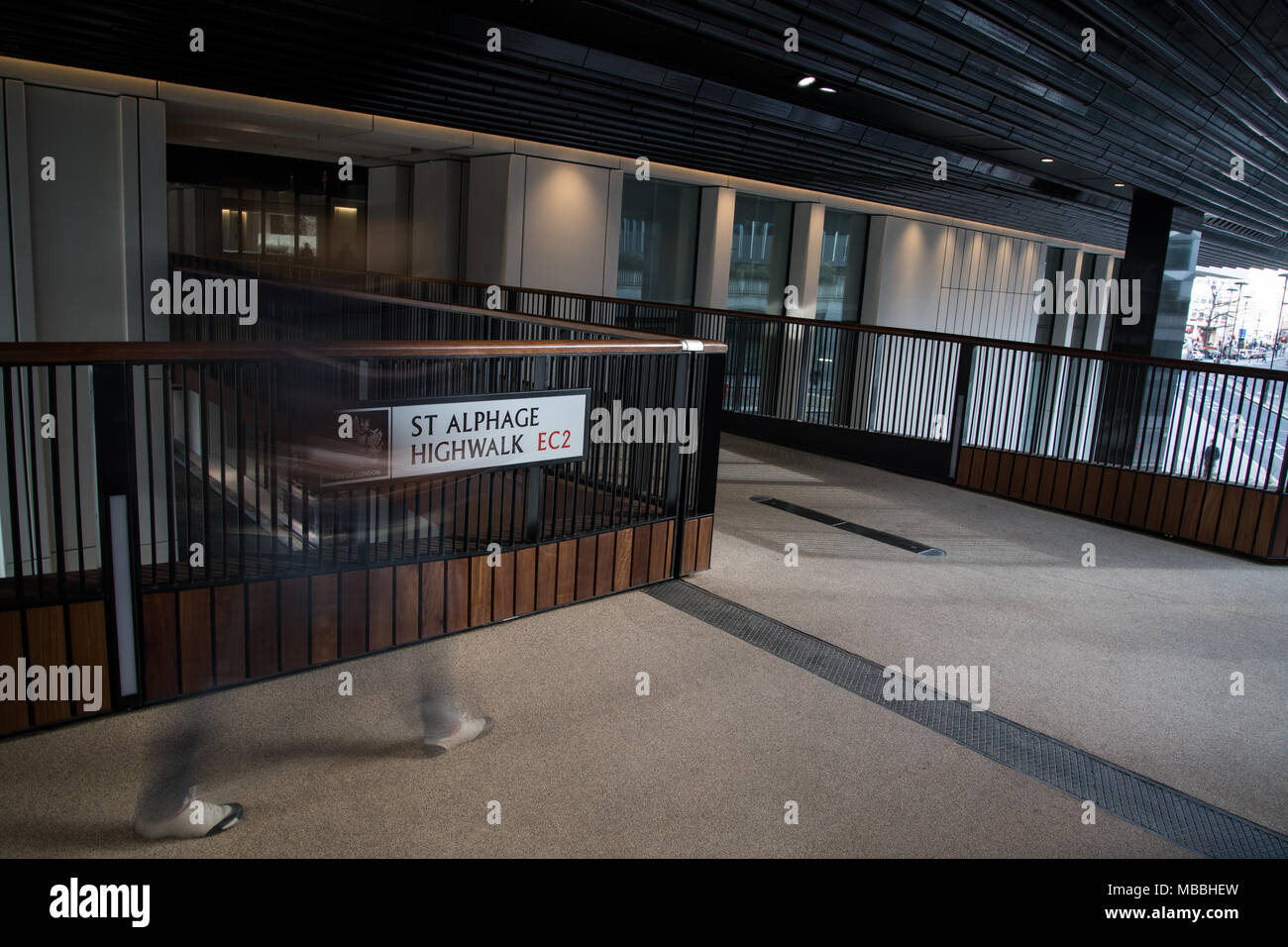 New Highwalk at Barbican, London Stock Photo - Alamy