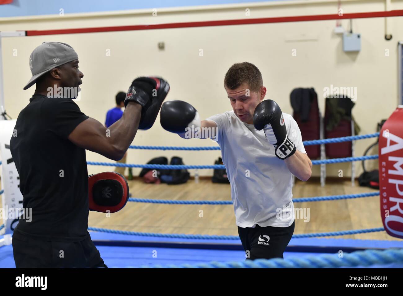 Boxing, Sparring in Gym Stock Photo - Alamy