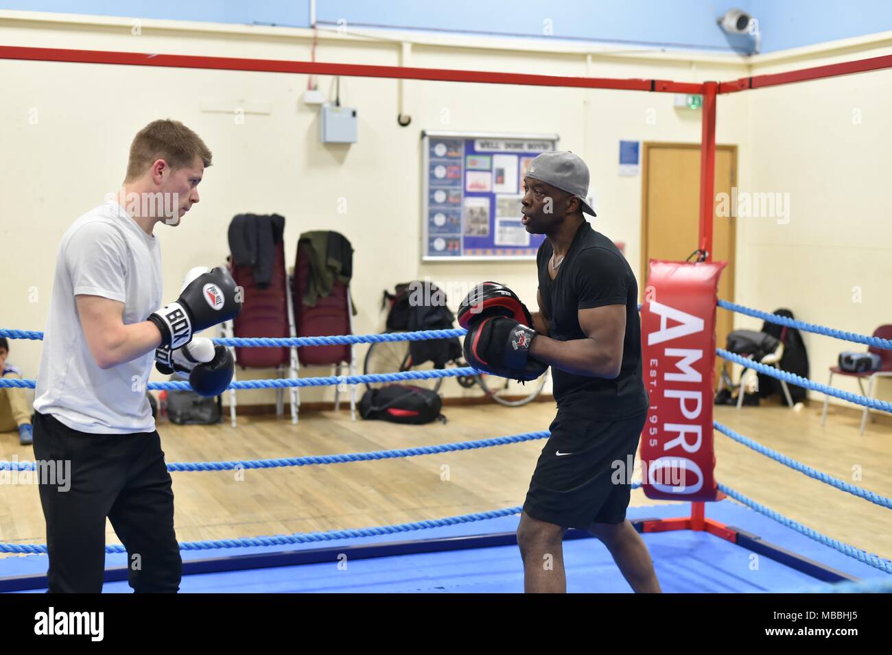Boxing, Sparring in Gym Stock Photo - Alamy