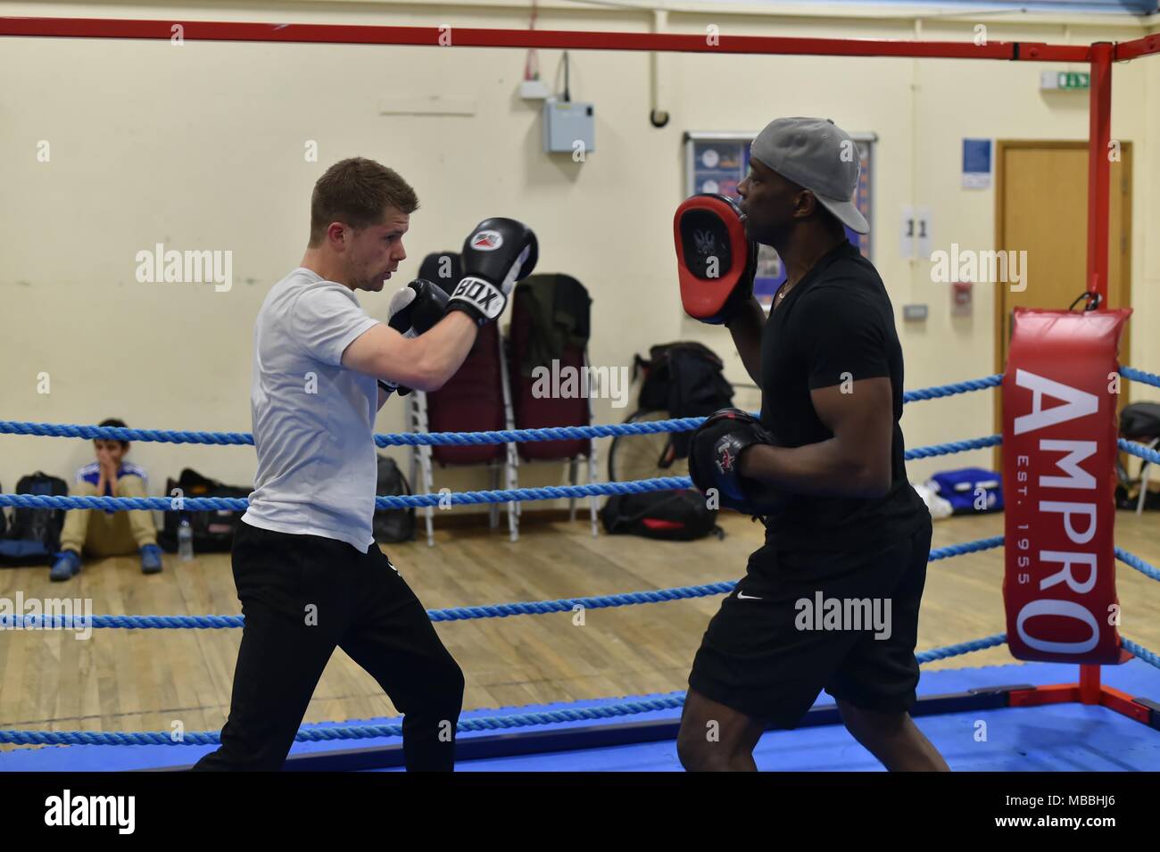 Boxing, Sparring in Gym Stock Photo - Alamy