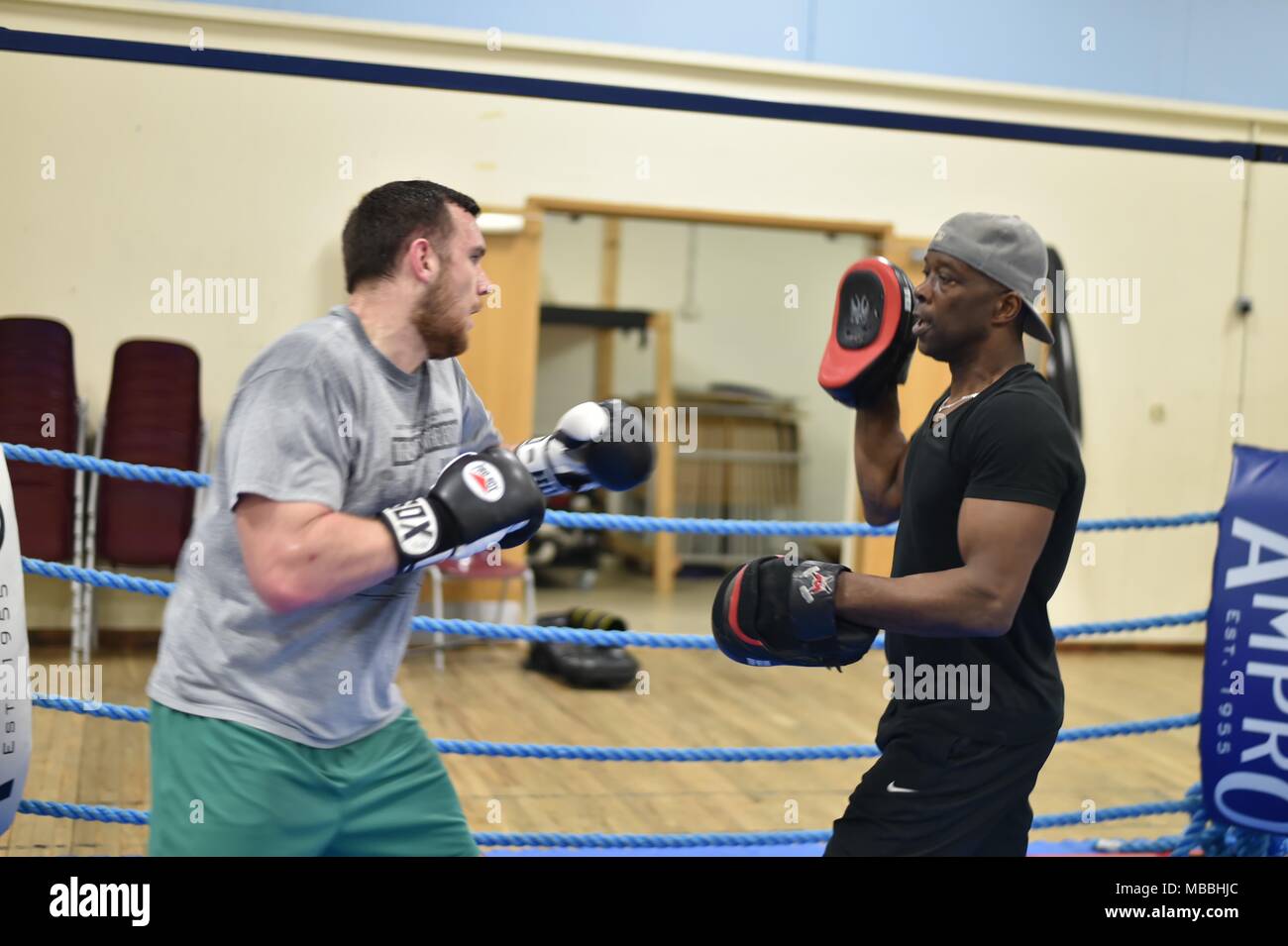 Boxing, Sparring in Gym Stock Photo - Alamy