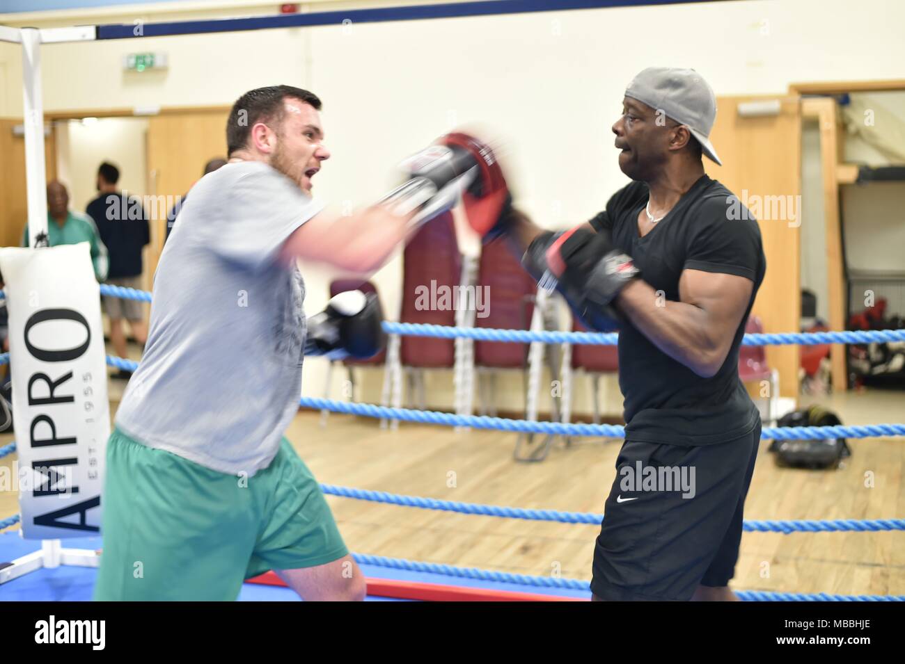 Boxing, Sparring in Gym Stock Photo - Alamy
