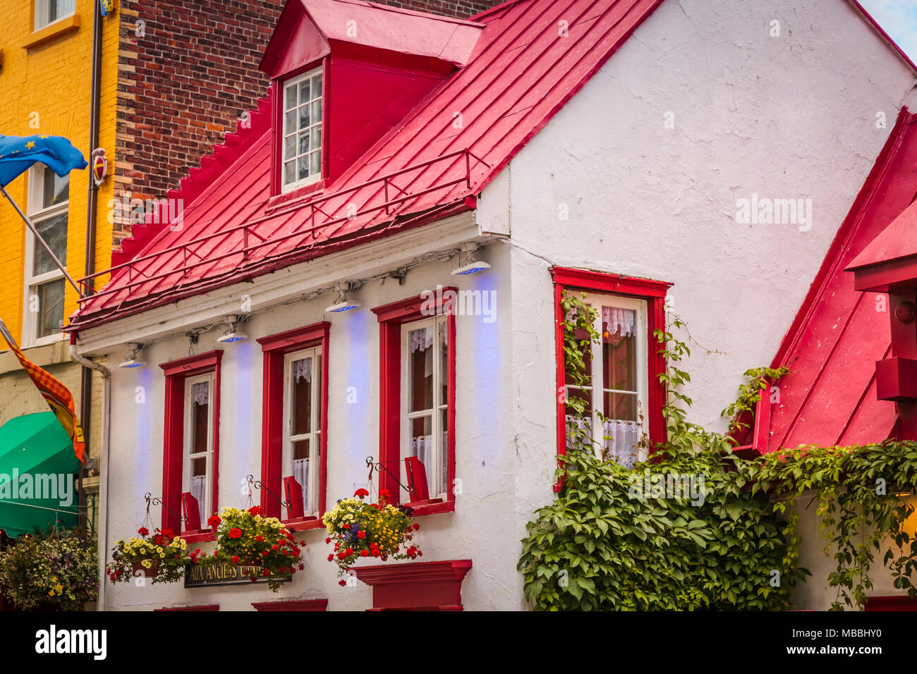 Quebec City habitation and architecture Stock Photo - Alamy