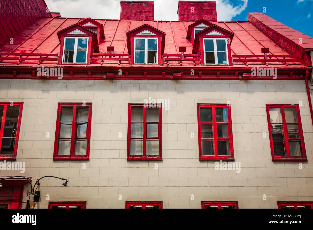 Quebec City habitation and architecture Stock Photo - Alamy