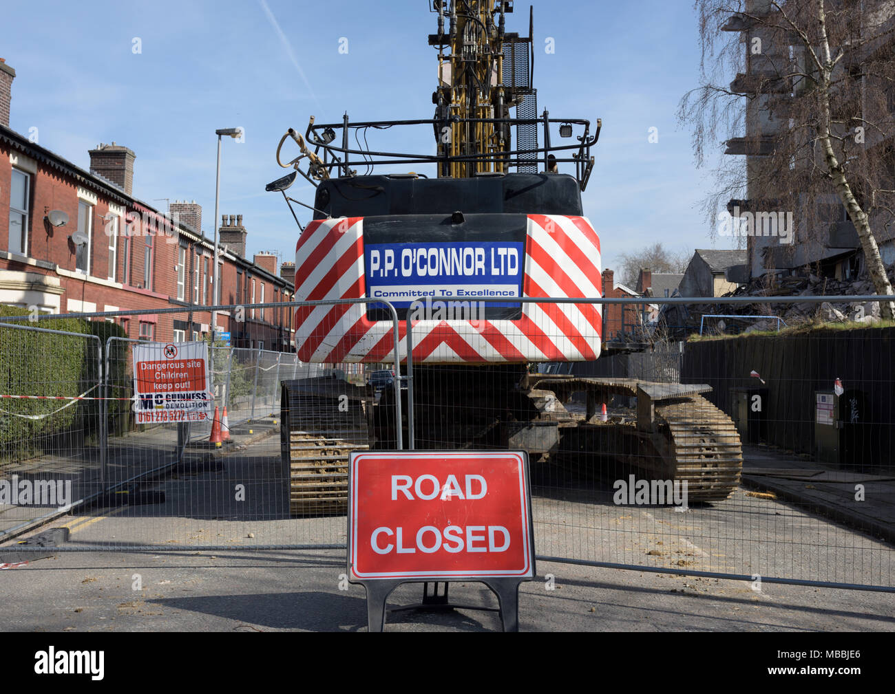 Demolition Sign Stock Photos & Demolition Sign Stock Images - Alamy