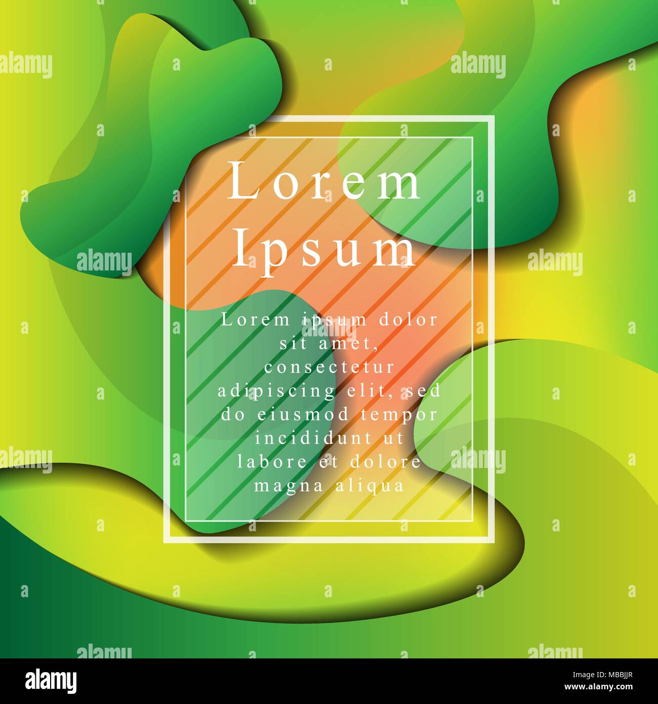 The vector cover presentation with abstract line Stock Vector Image ...