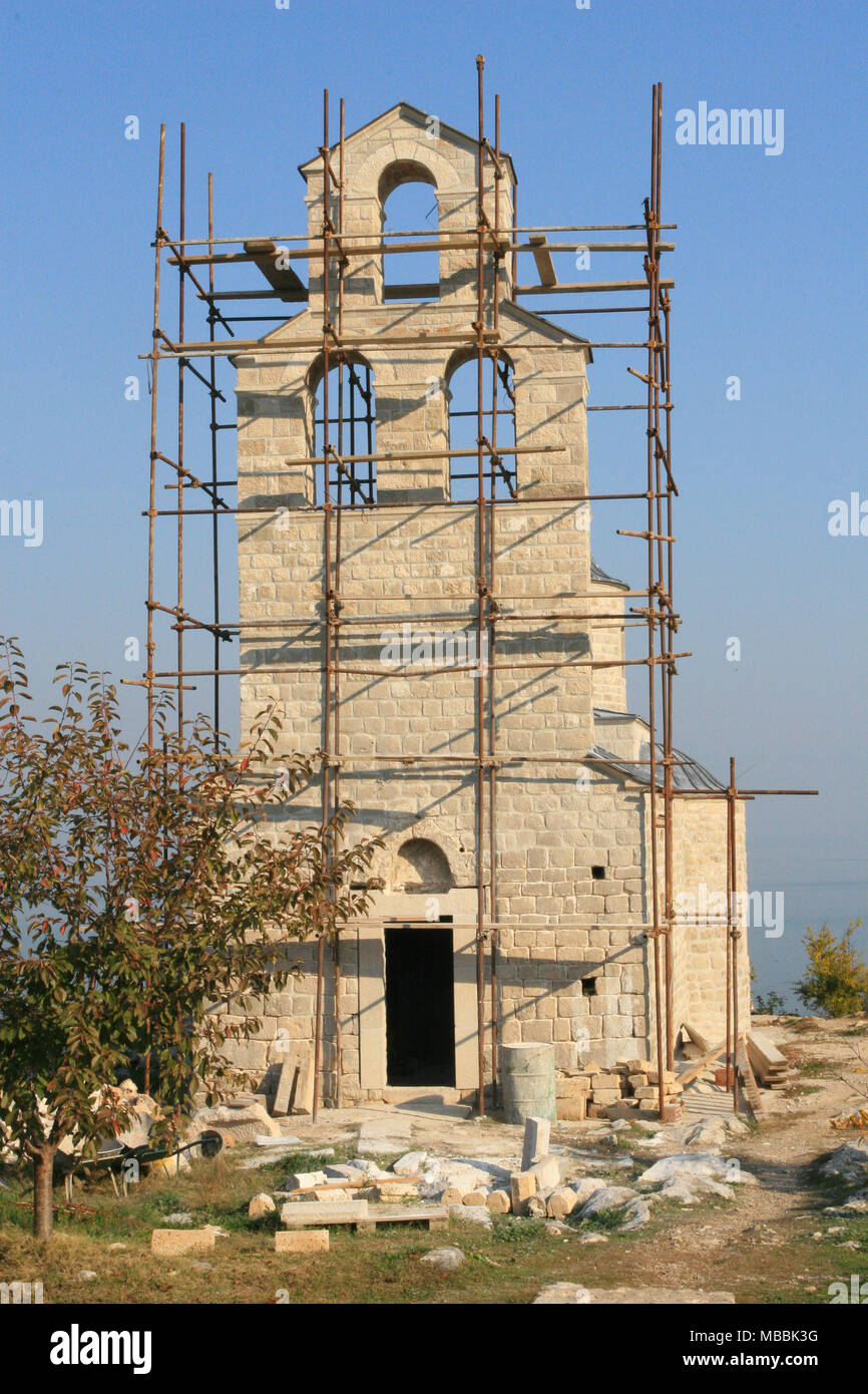 Beška Monastery, Serbian Orthodox monastery on Beška island on Skadar ...