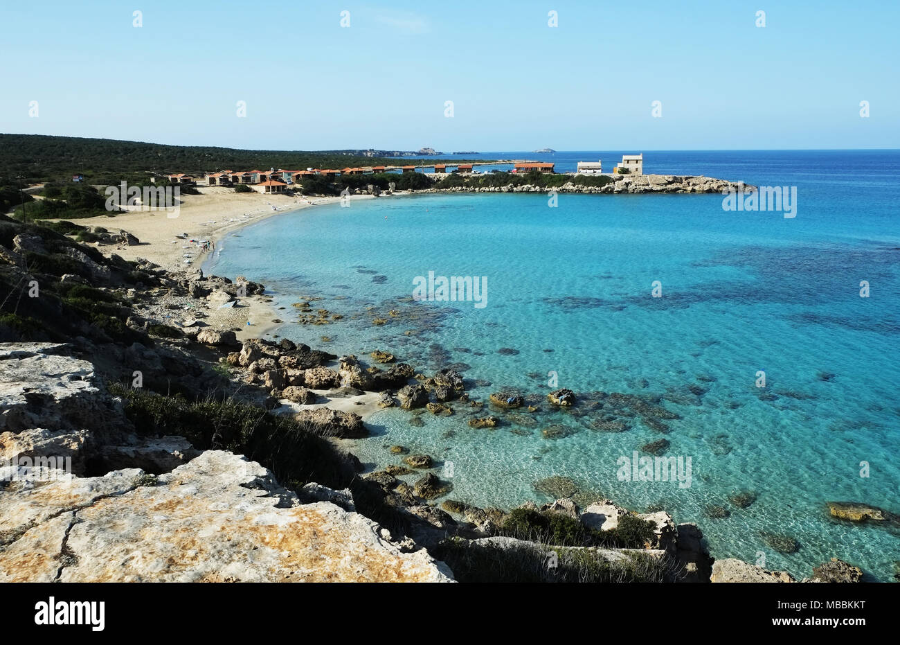 Sandy beach karpass peninsula hi-res stock photography and images - Alamy