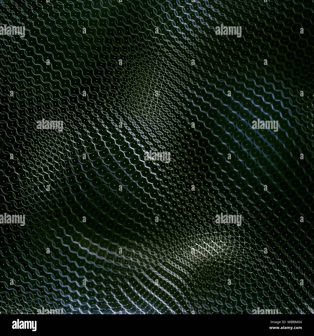 3D illustration. Abstract background of circles intertwined and united ...