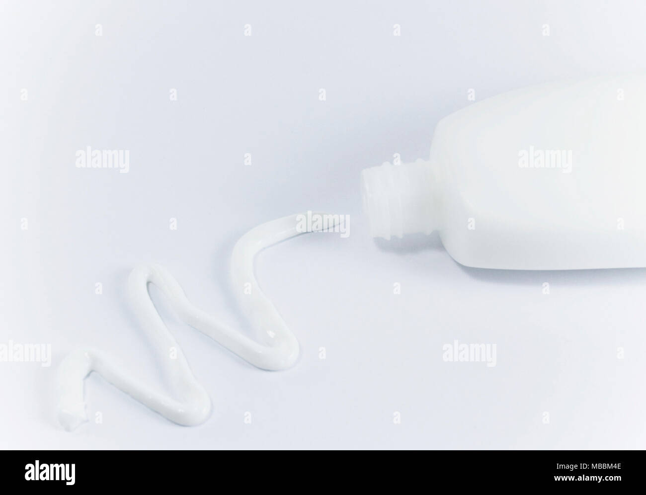cream from white bottle Stock Photo - Alamy
