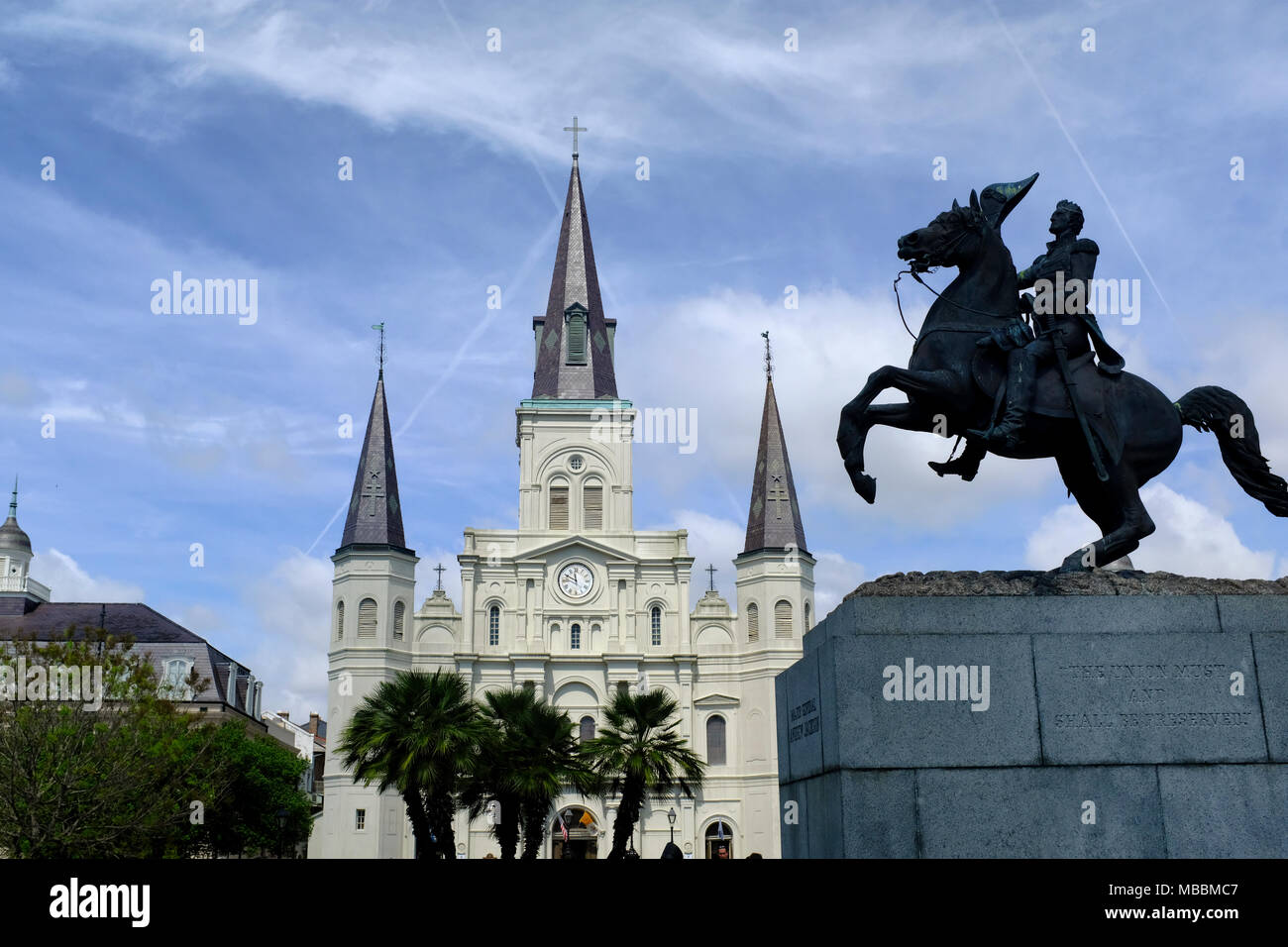 Andrew jackson statue square hi-res stock photography and images - Alamy