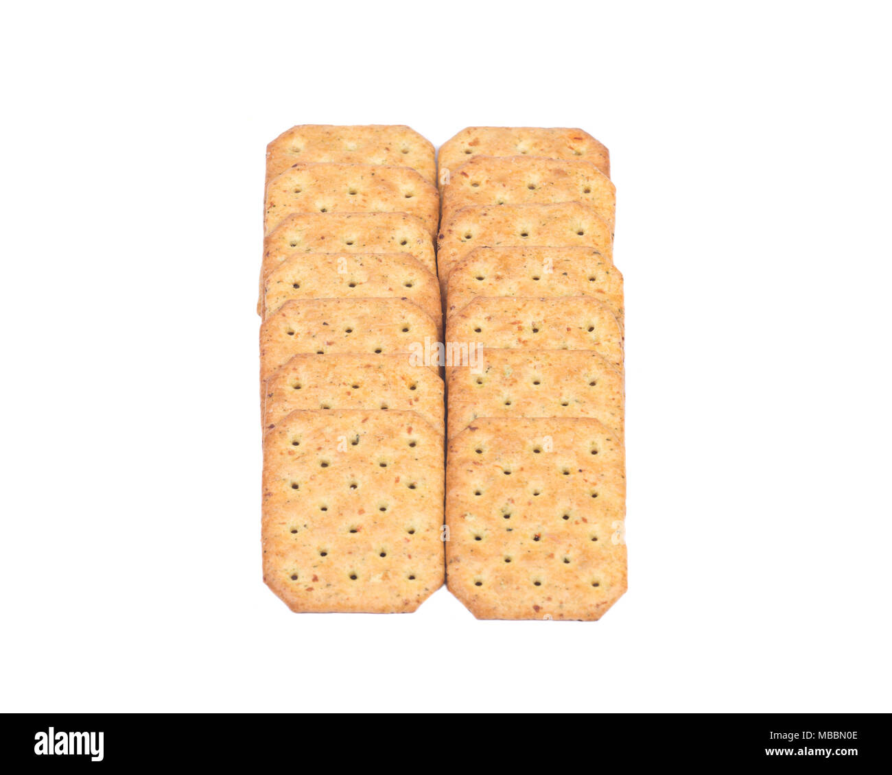 Pile of vegetable crackers isolated on white background Stock Photo - Alamy
