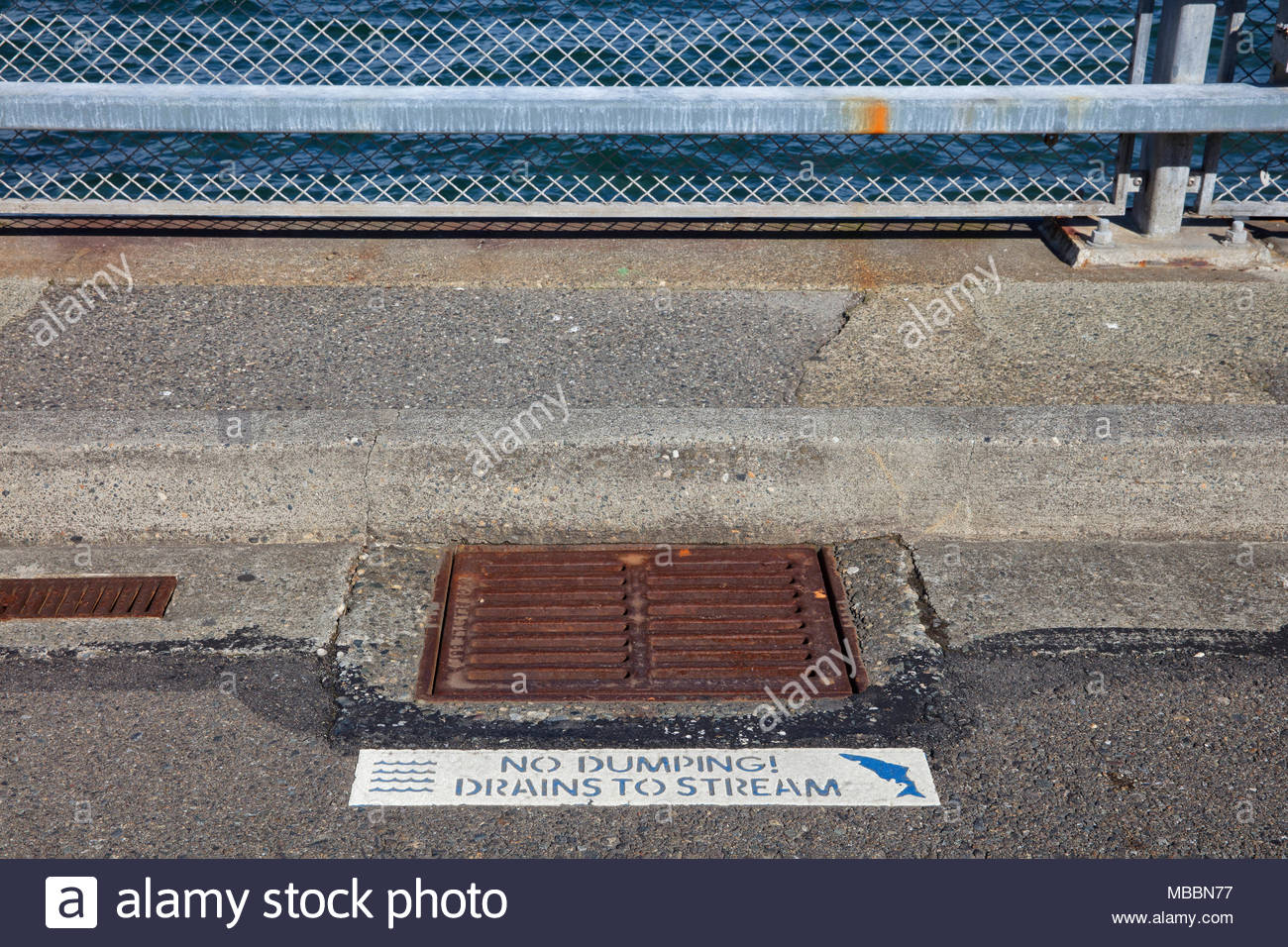 Storm Drain Warning High Resolution Stock Photography and Images - Alamy