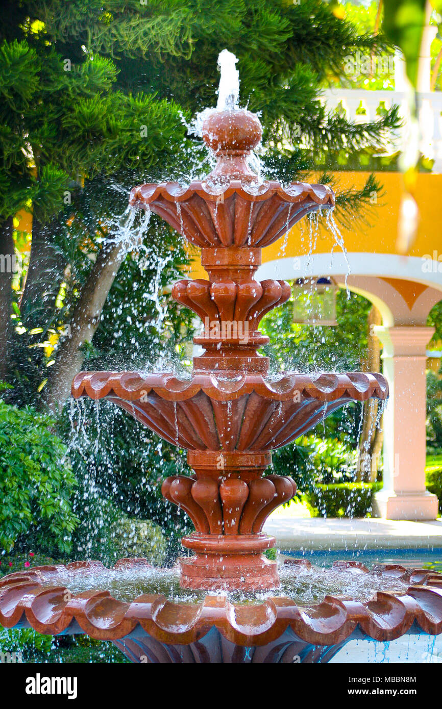 A Beautiful Fountain Frozen in Time Stock Photo - Alamy