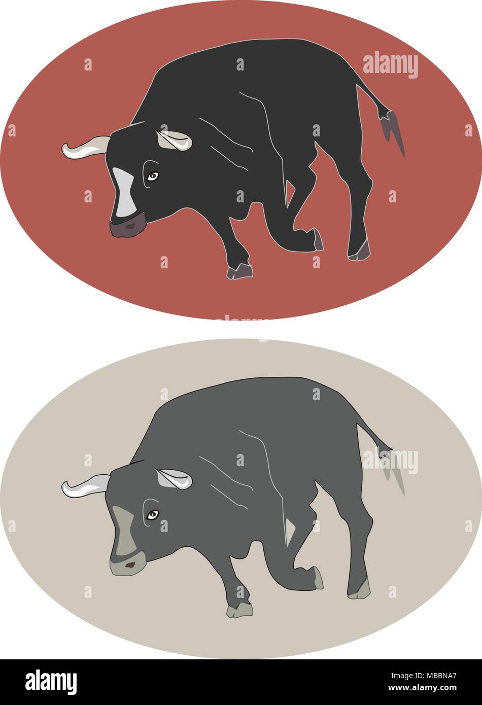 red bull in the race Stock Vector Image & Art - Alamy