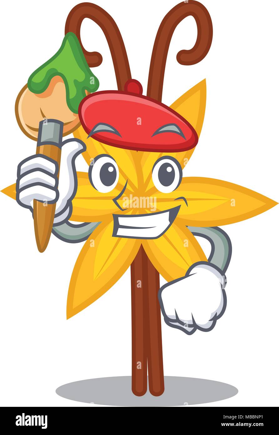 Artist vanilla character cartoon style Stock Vector Image & Art - Alamy