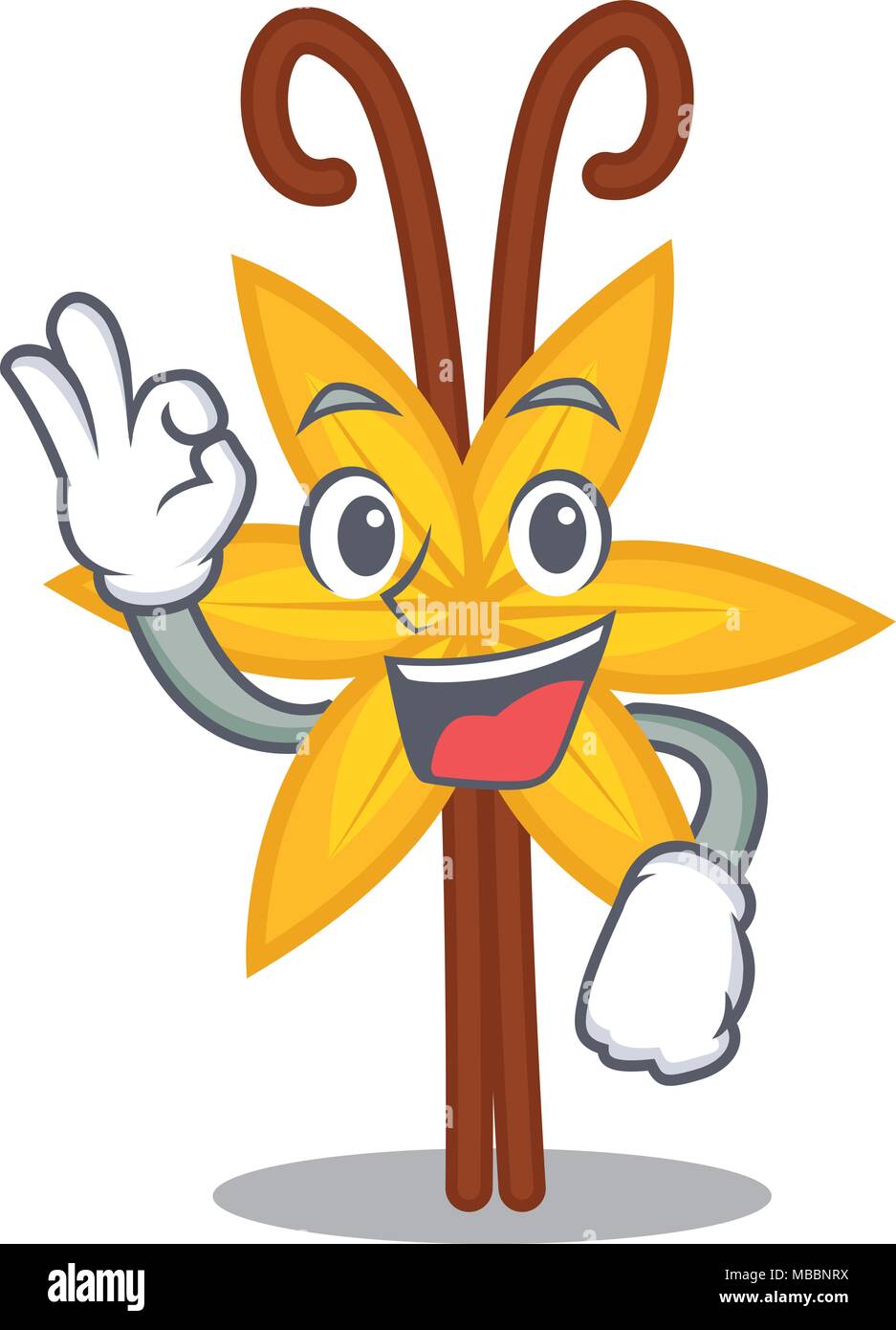 Okay vanilla character cartoon style Stock Vector Image & Art - Alamy