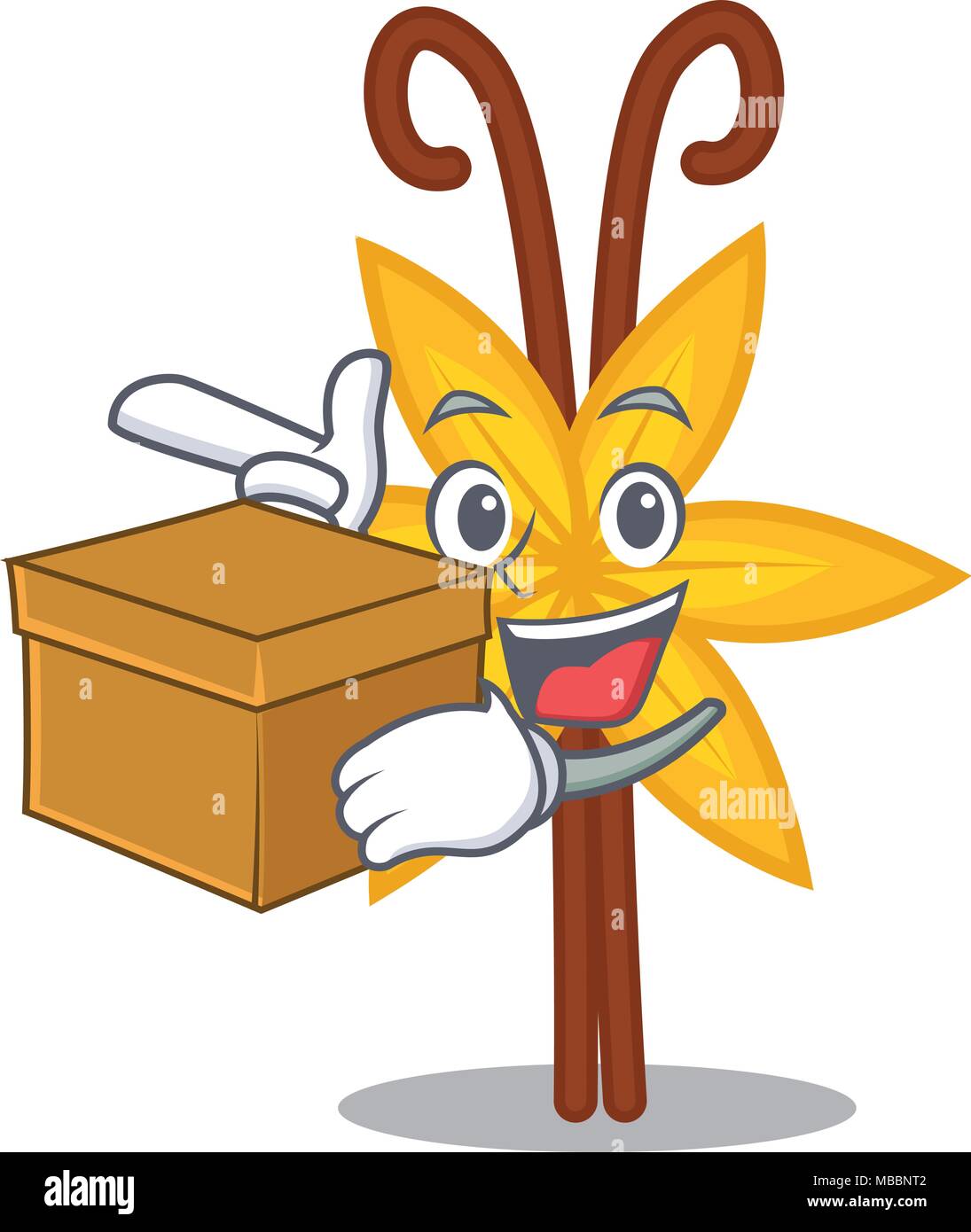 Box vanilla character cartoon style Stock Vector Image & Art - Alamy