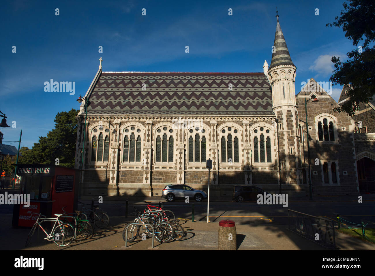 Arts Centre in a heritage building, ChristChurch, New Zealand Stock ...
