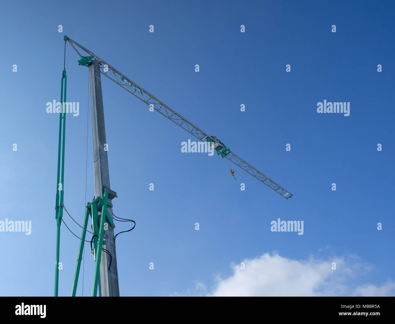 Lifting building material hi-res stock photography and images - Alamy