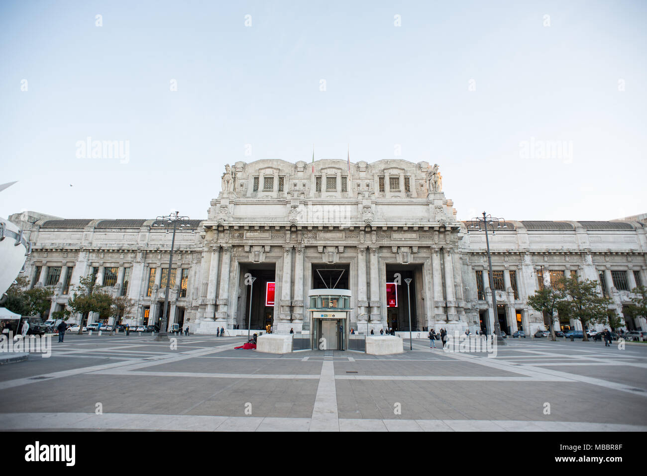 Milan, Italy - October 24, 2017: Milano Centrale Railway Station on ...