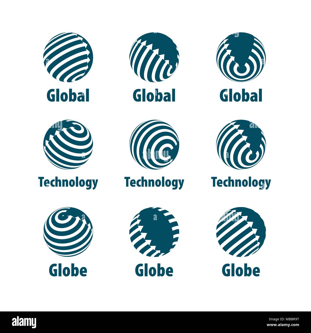 vector logo globe Stock Vector Image & Art - Alamy