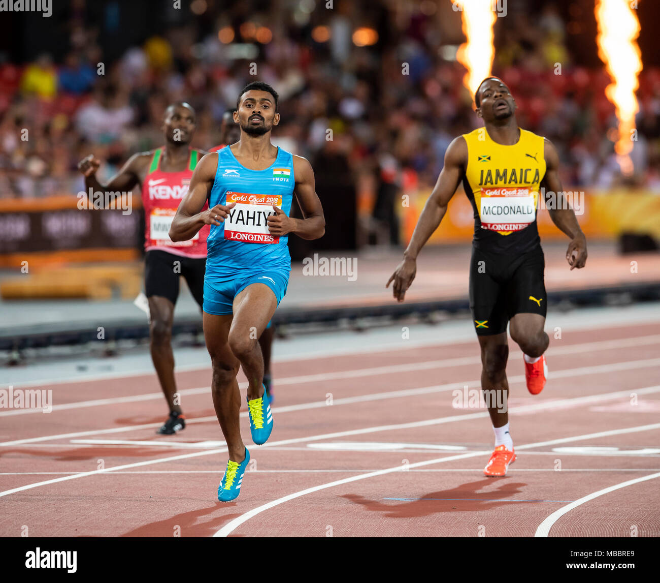 Australia v England - Netball - Commonwealth Games Day 11 Stock Photo ...