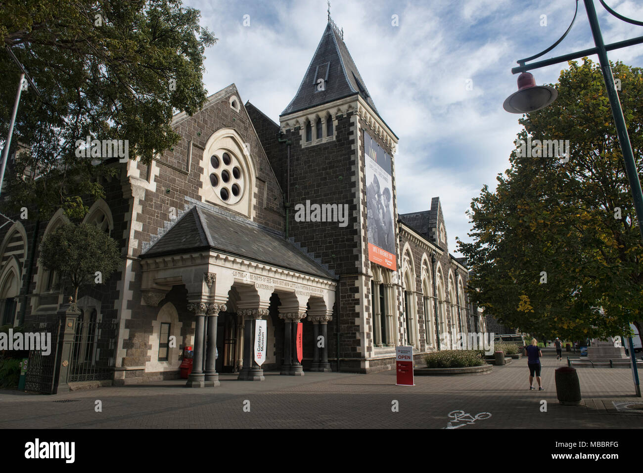 Front of the Canterbury Museum, ChristChurch, New Zealand Stock Photo ...