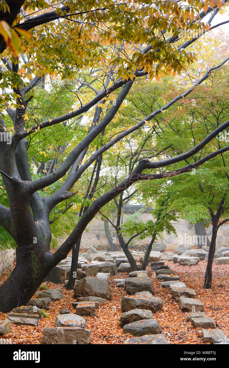 GYEONGJU, KOREA - OCTOBER 20, 2014: Bunhwangsa is a temple built in the ...