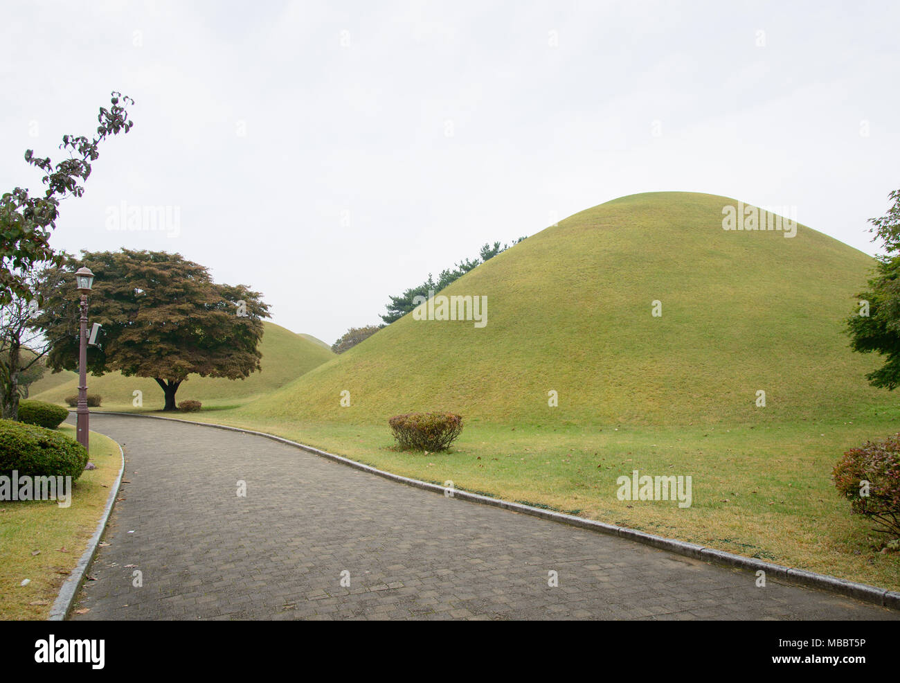 Gyeongju Korea October 20 2014 Daereungwon Ancient Tombs Royal Tombs In The Silla Era