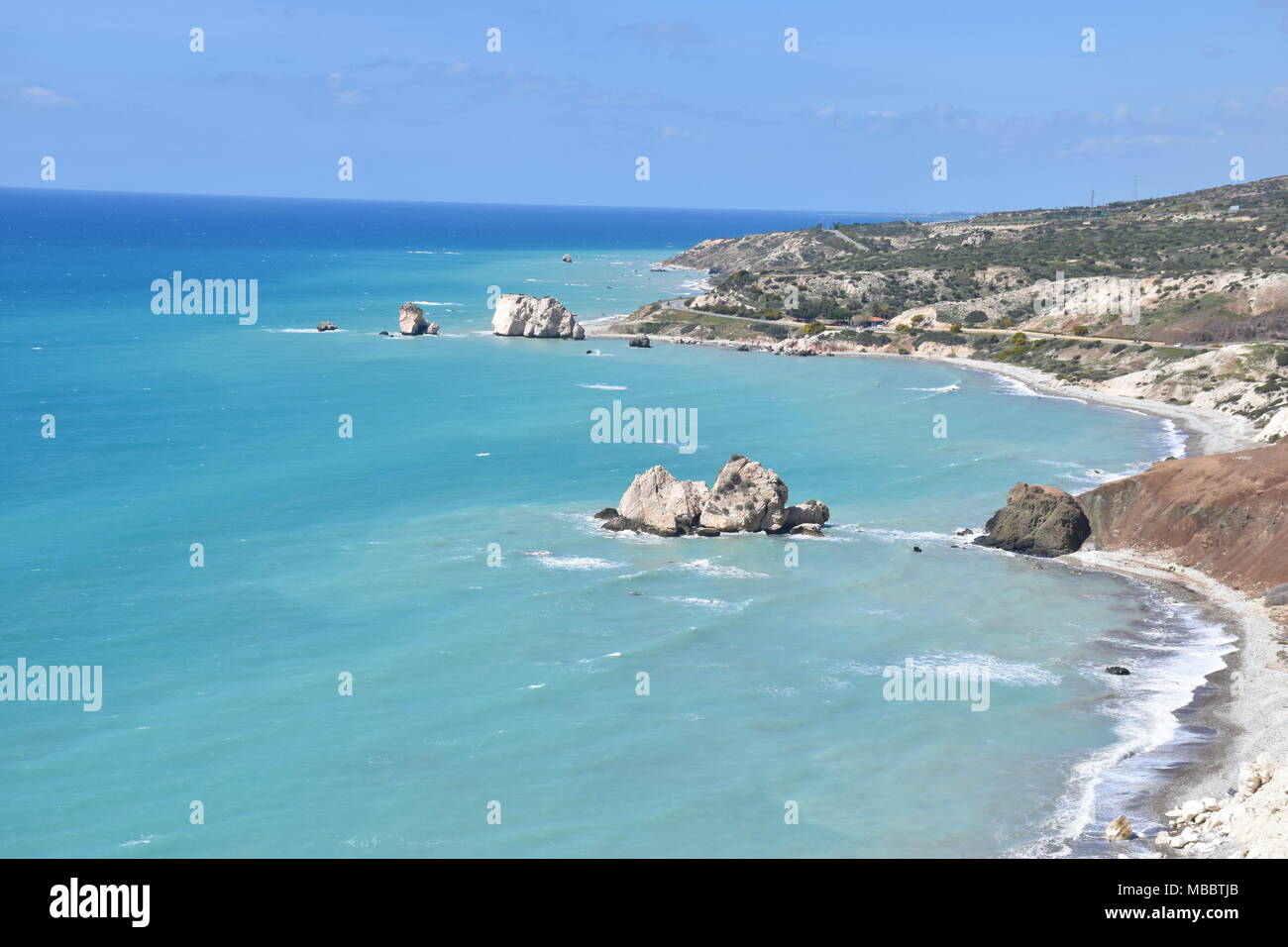 Aphrodite beach cyprus hi-res stock photography and images - Alamy