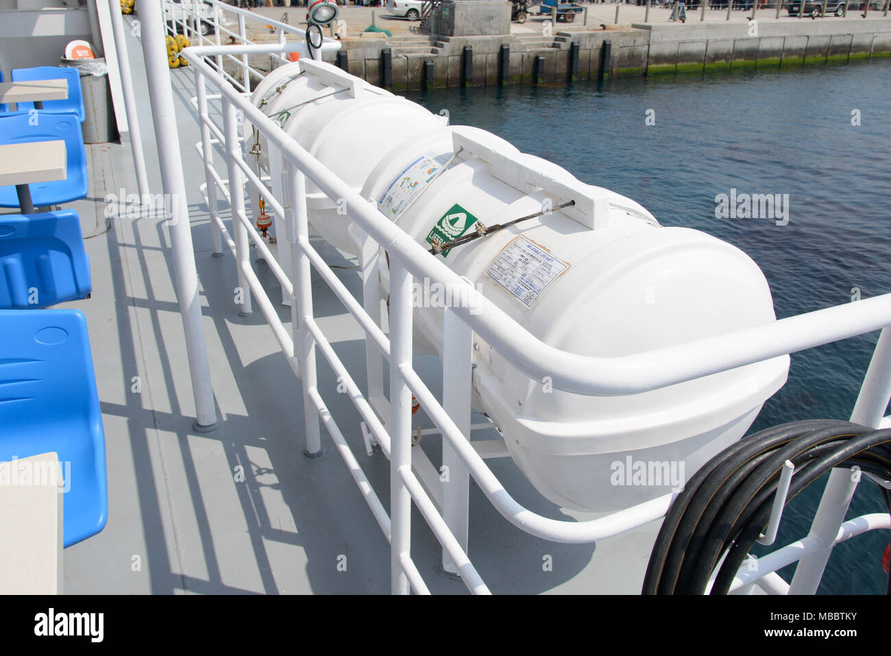 Lifeboat capsule hi-res stock photography and images - Alamy