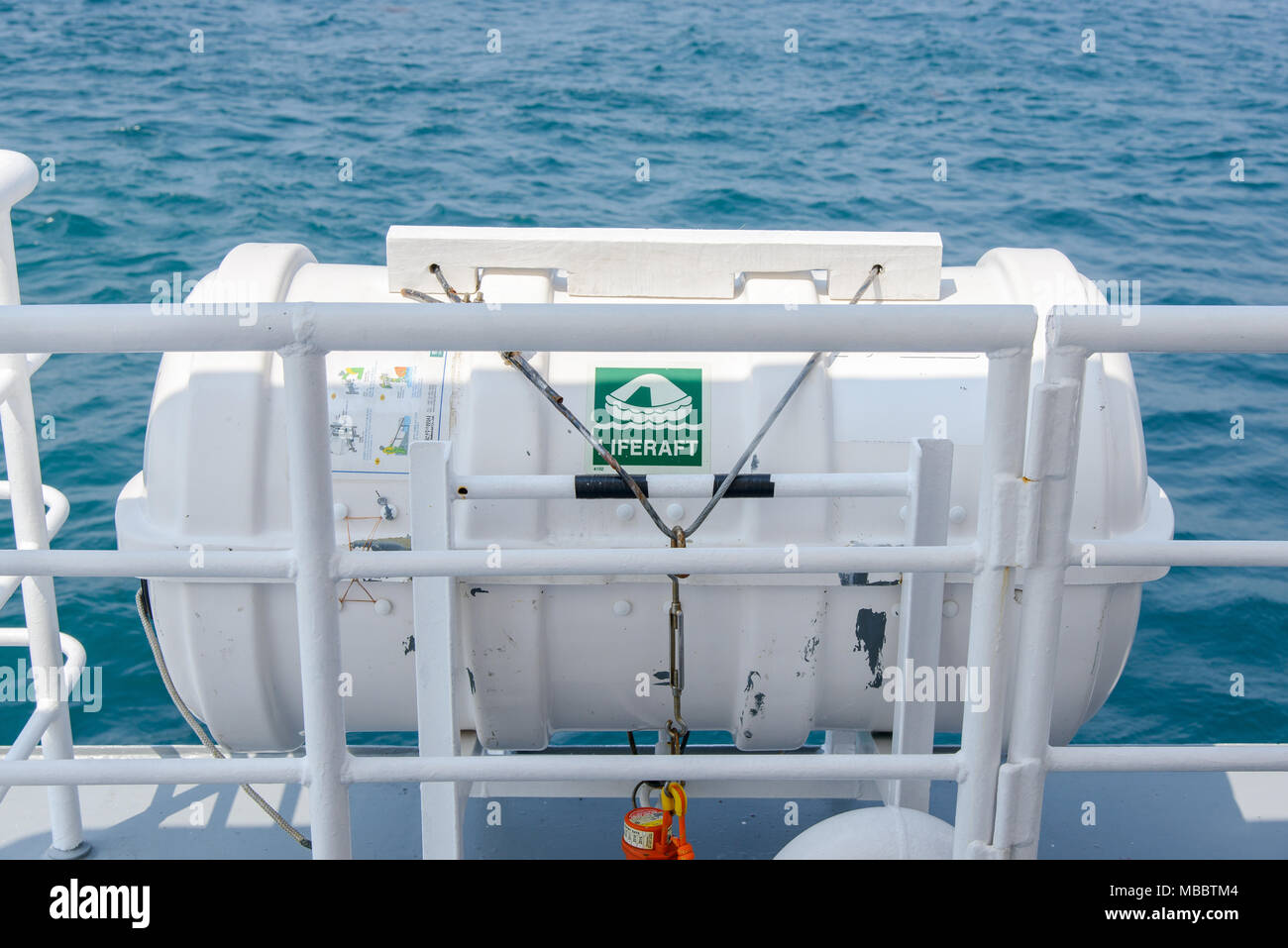 Type liferaft hi-res stock photography and images - Alamy