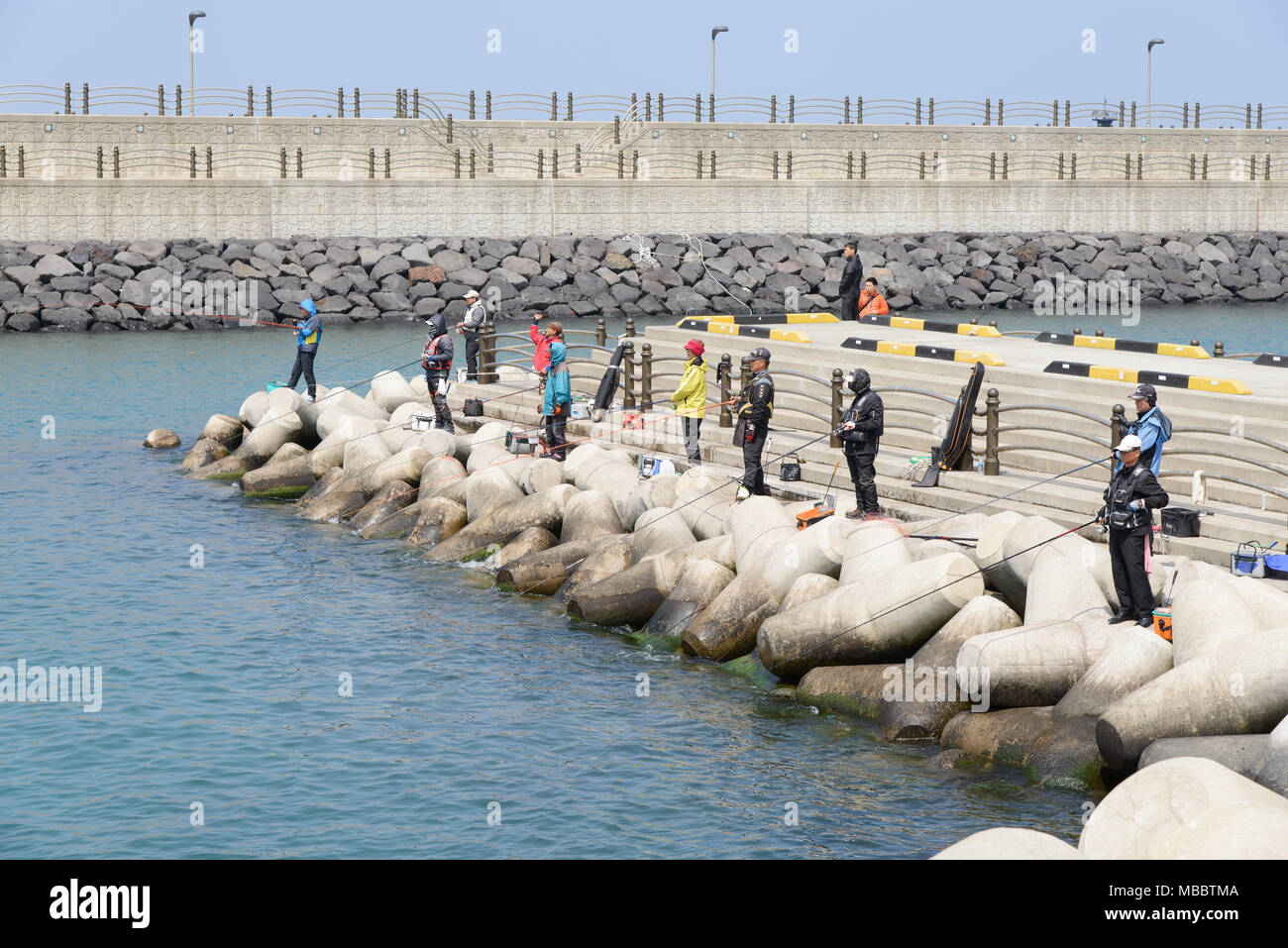 Korea jeju fishing hi-res stock photography and images - Alamy