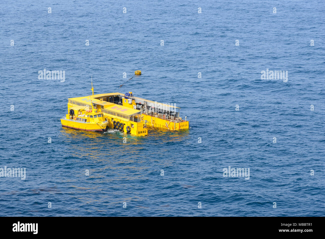 Jeju-do, Korea - April 11, 2015: Marado Submarine is an underwater tour ...