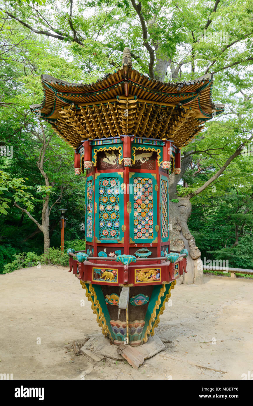 Ganghwa-gun, Korea - August 17, 2015: Rotating Sutra Case (called ...