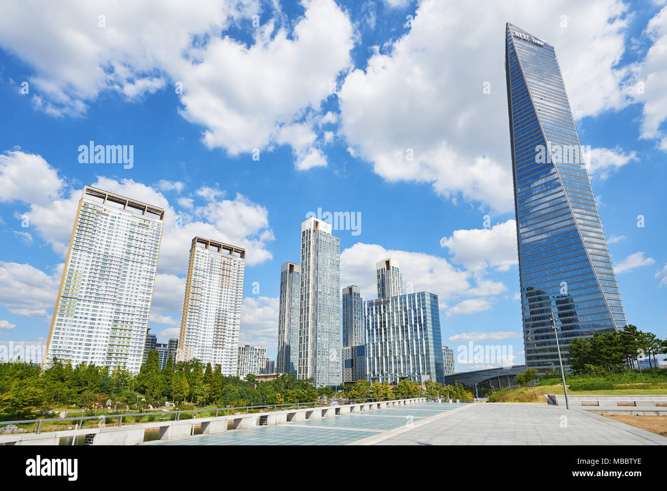 Songdo, Korea - September 07, 2015: Songdo International Business ...