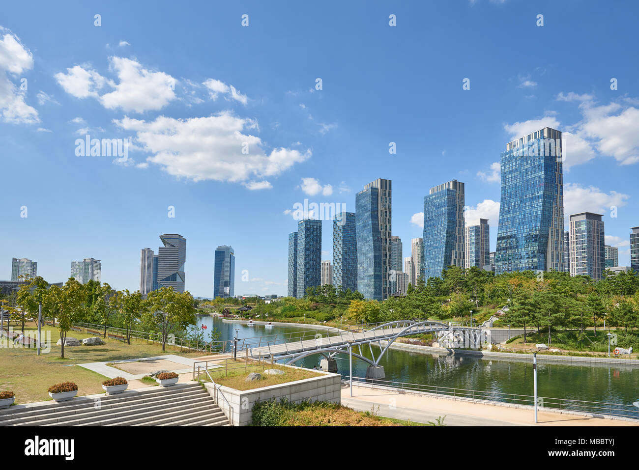 Songdo, Korea - September 07, 2015: Songdo International Business ...