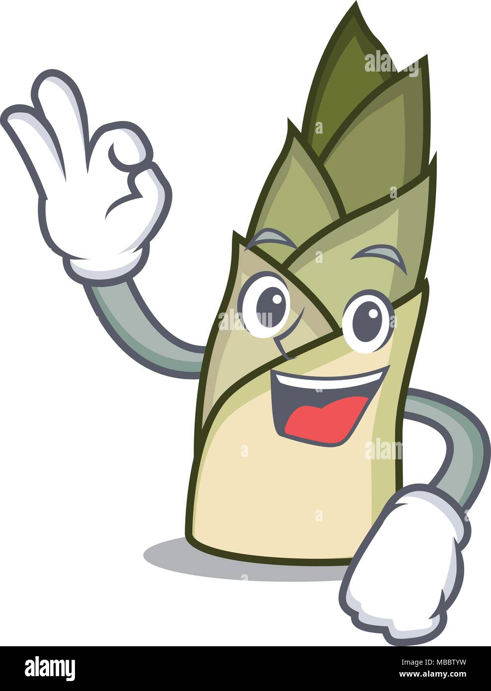 Bamboo shoot cartoon hi-res stock photography and images - Alamy