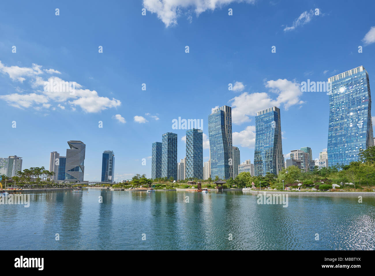 Songdo, Korea - September 07, 2015: Songdo International Business ...