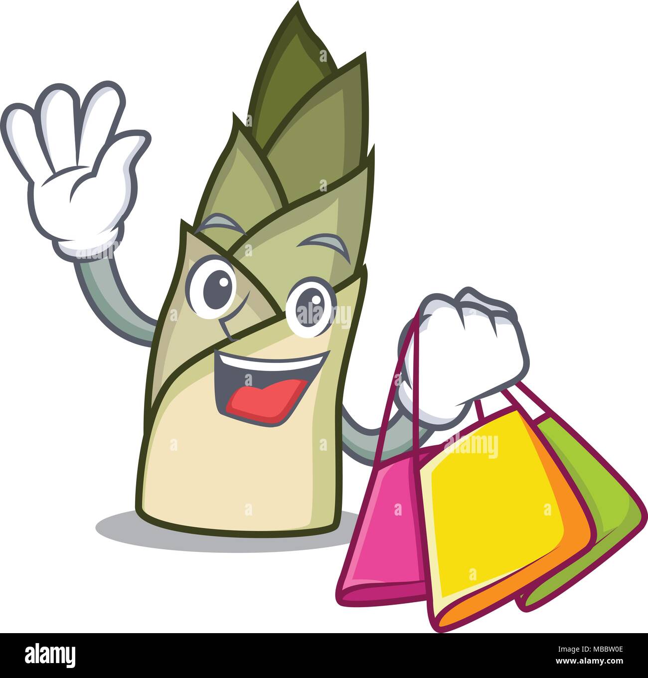 Bamboo shoot cartoon hi-res stock photography and images - Alamy