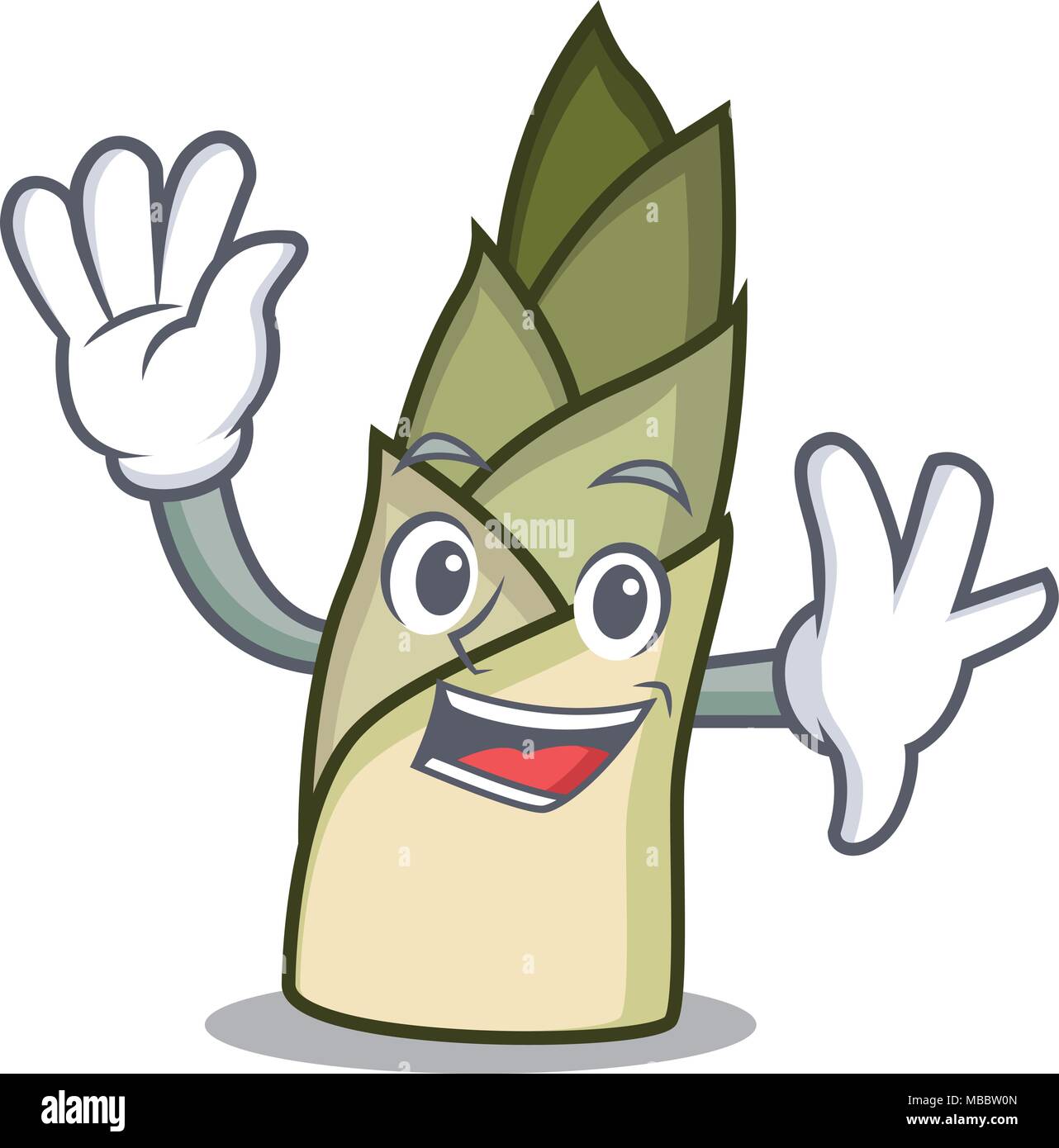 Bamboo Shoot Cartoon High Resolution Stock Photography and Images - Alamy