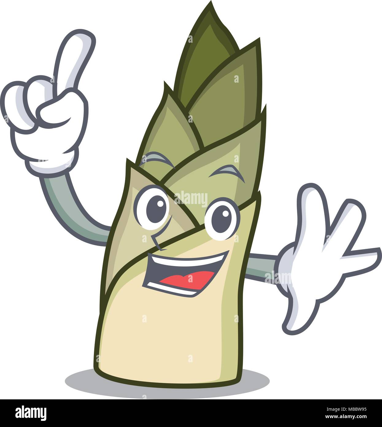 Bamboo shoot cartoon hi-res stock photography and images - Alamy