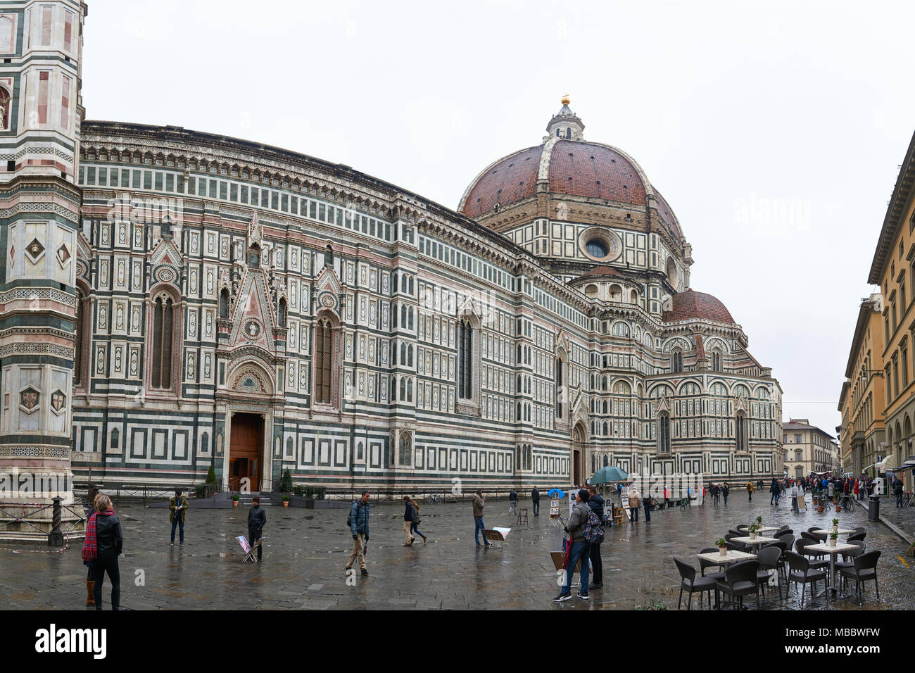 Florence, Italy - Febuary 17, 2016: Dome of Florence Cathedral ...