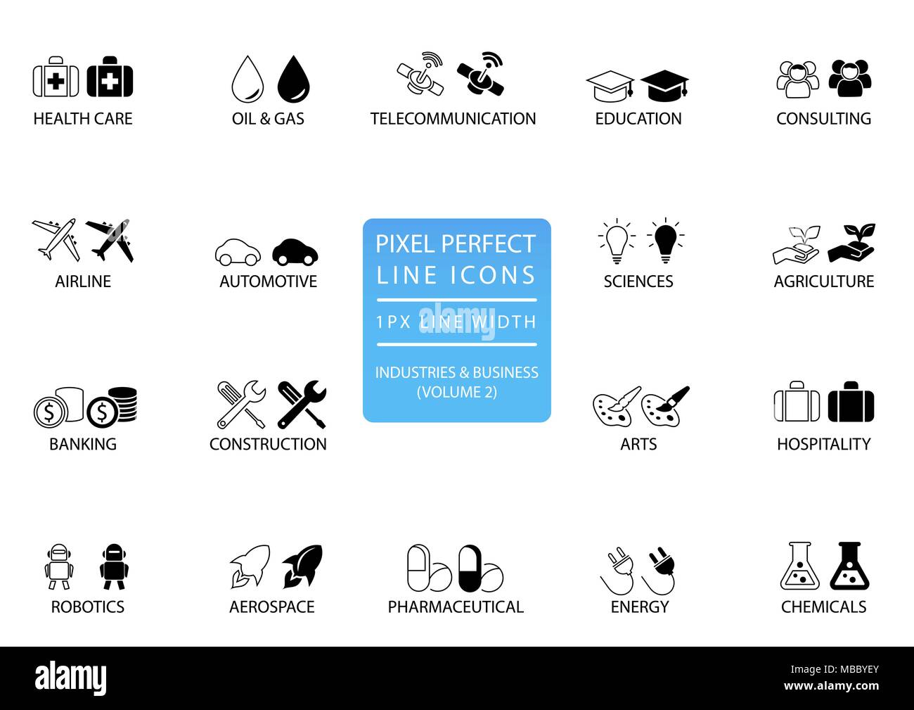 Automotive technology line icons Stock Vector Images - Alamy