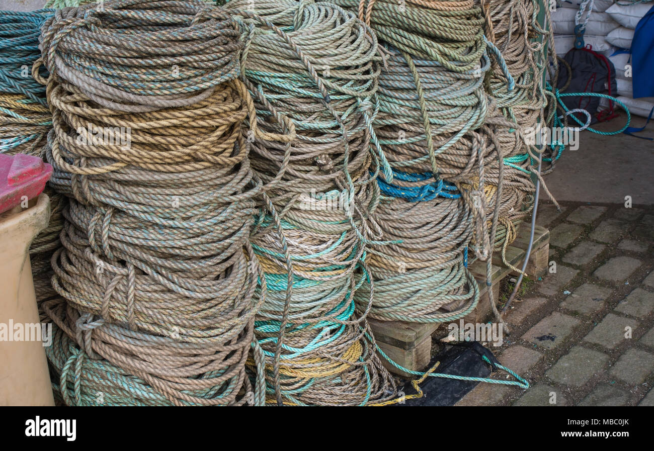Coils of rope hi-res stock photography and images - Alamy