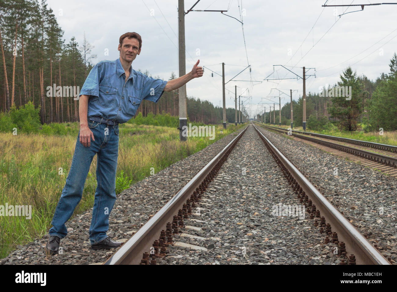 Trying to catch train hi-res stock photography and images - Alamy