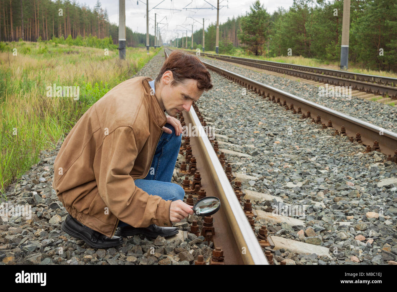 Strange railway track hi-res stock photography and images - Alamy