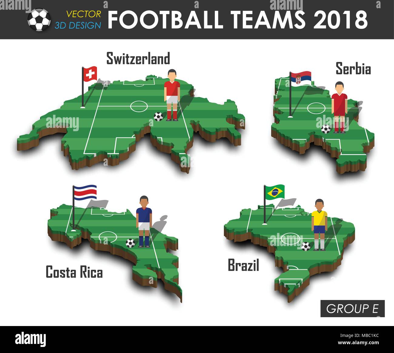 World cup russia map infographic hi-res stock photography and images ...